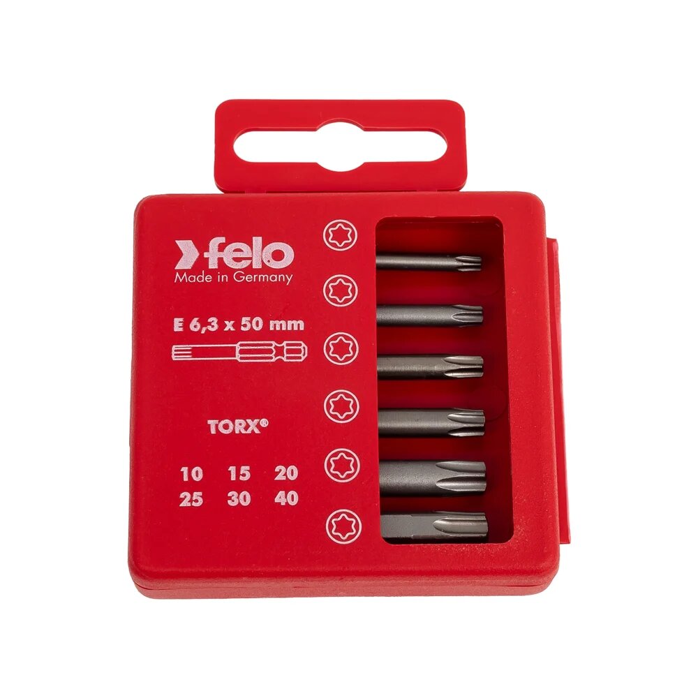 Набор бит Tx Industrial 50 мм в кейсе, 6 шт. Felo 03691516