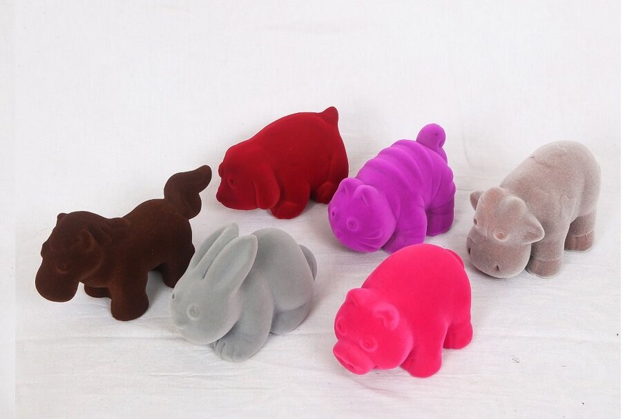 Rubbabu. Набор "Животные фермы" 6 штук, из каучука, тактильные, развивающие, в ассортименте