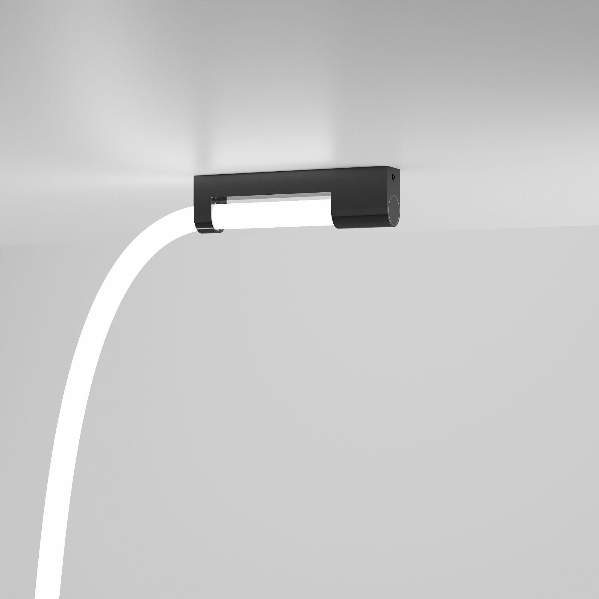 Накладное крепление для круглого гибкого неона Elektrostandard Full light FL 28160, цвет черный