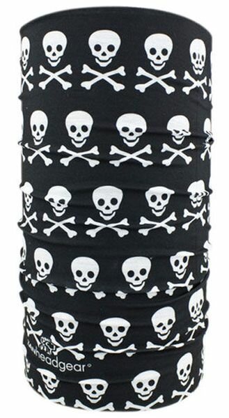Бафф ZANHeadgear Motley Black skull 2