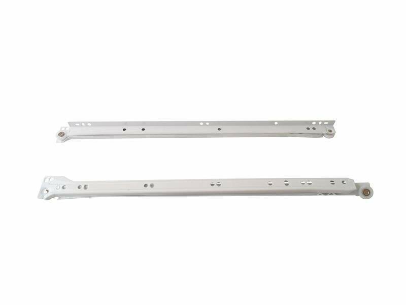 Направляющие роликовые Firmax длина 450 мм, белые, RAL9003, (4 части)