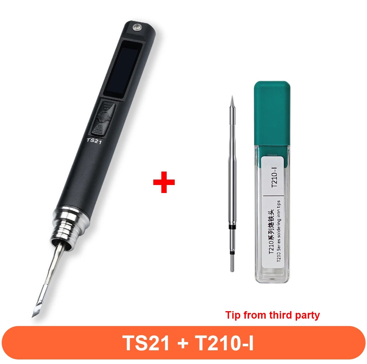 MINIWARE TS21 прецизионный паяльник 100 Вт TS21 add T210 I