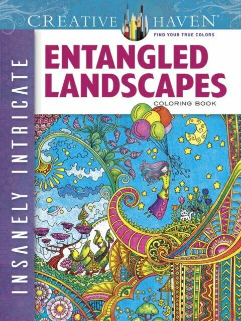 Porter Angela "Creative Haven Insanely Intricate Entangled Landscapes Coloring Book"