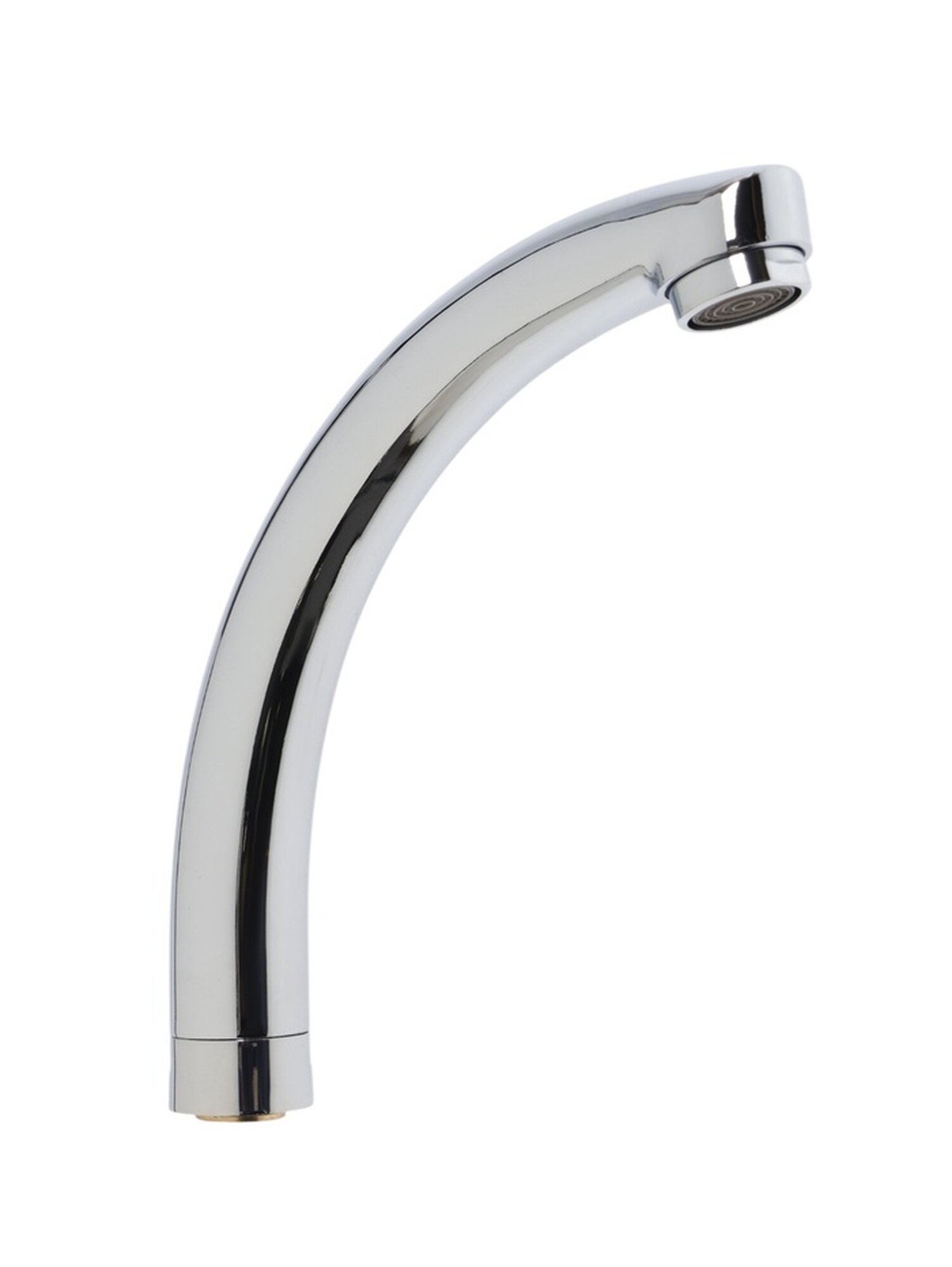 Излив для смесителя ZEIN "Утка", 3/4", по оси 14.5 см, нерж. сталь, аэратор пластик