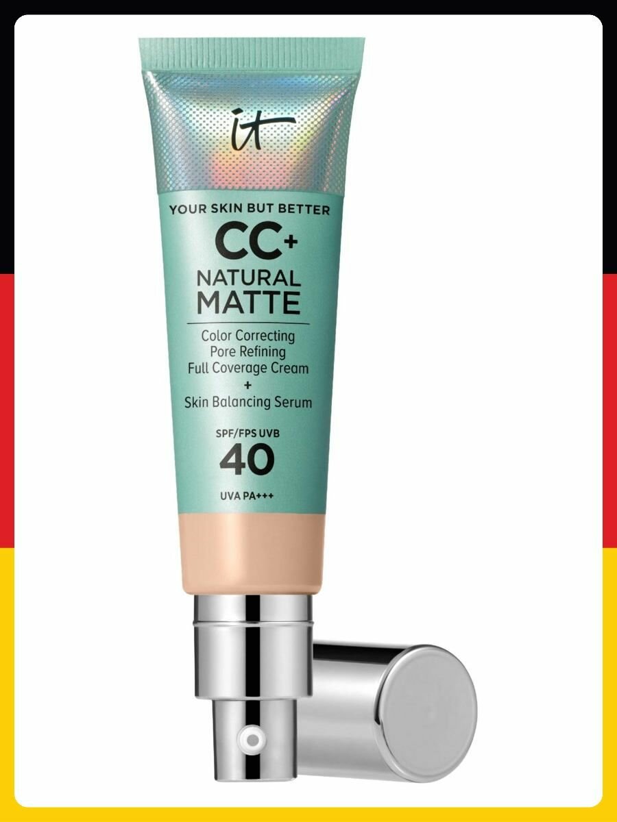 CC-средство IT Cosmetics CC+ Natural Matte Foundation Fair Light