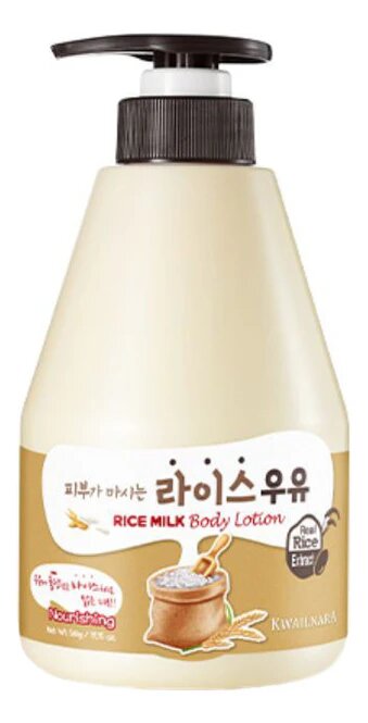 Лосьон Welcos для тела Kwailnara Rice Milk Body Lotion, с рисовым экстрактом, 560г