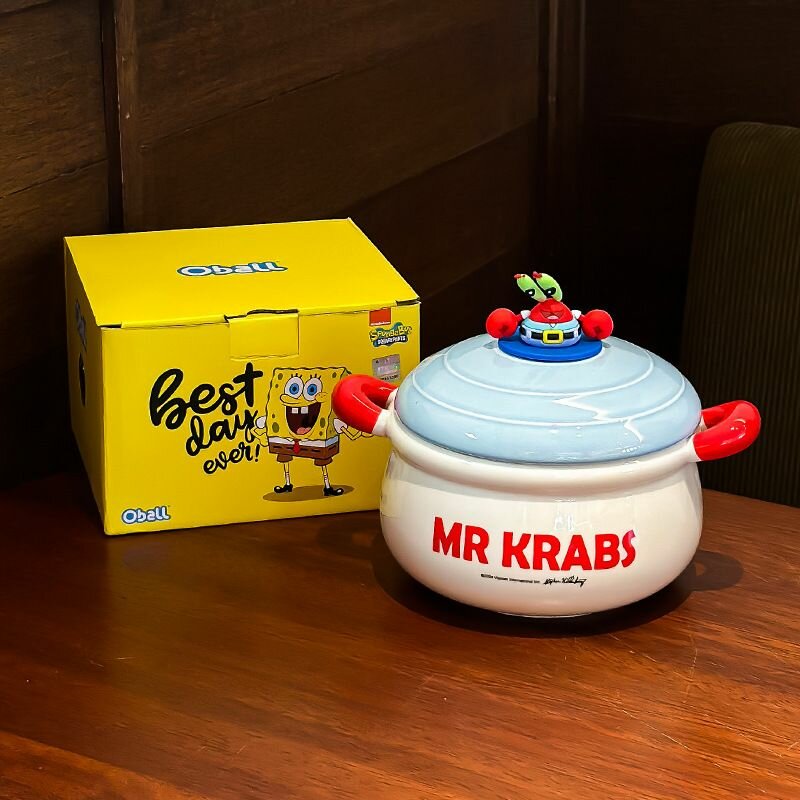 Подарочный набор Супница Губка Боб Крабс1100 мл TQ