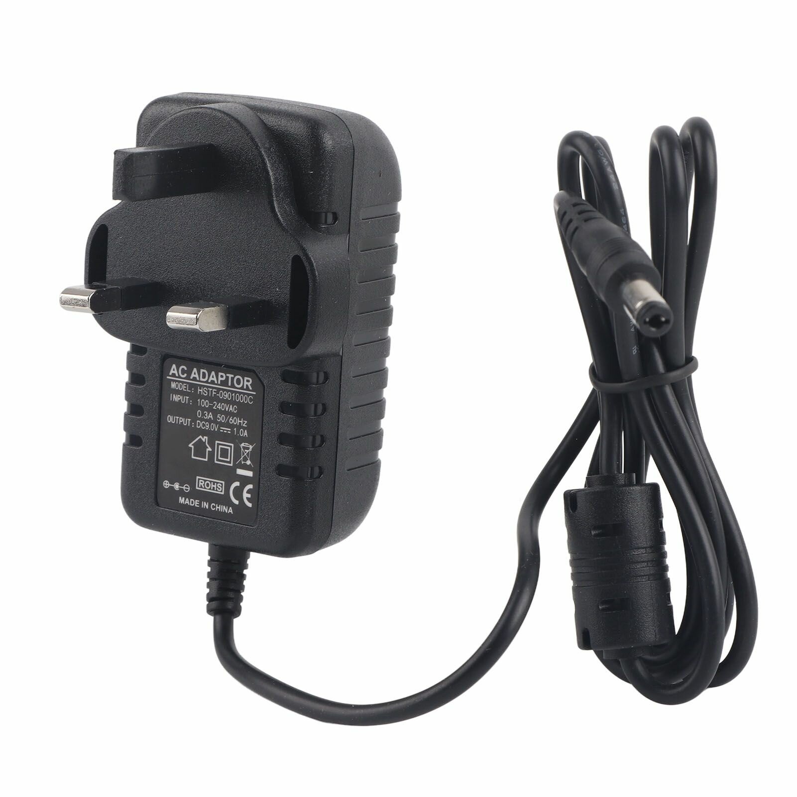 Адаптер питания 9 В, 1 А для электрогитары, органа, клавишных инструментов, усилителя 100 240 В, британская вилка, адаптер постоянного тока 9 В для музыкального оборудования