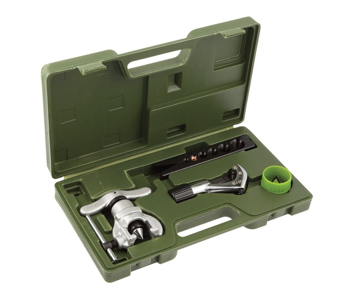 Набор для развальцовки тормозных трубок профессиональный, Дело Техники, 820314