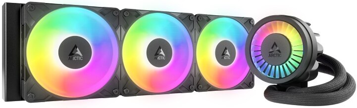 Arctic Система водяного охлаждения для Socket1700/1851/AM4/AM5 Arctic Liquid Freezer III Pro 360 ARGB Black ACFRE00184A, подсветка (ret)