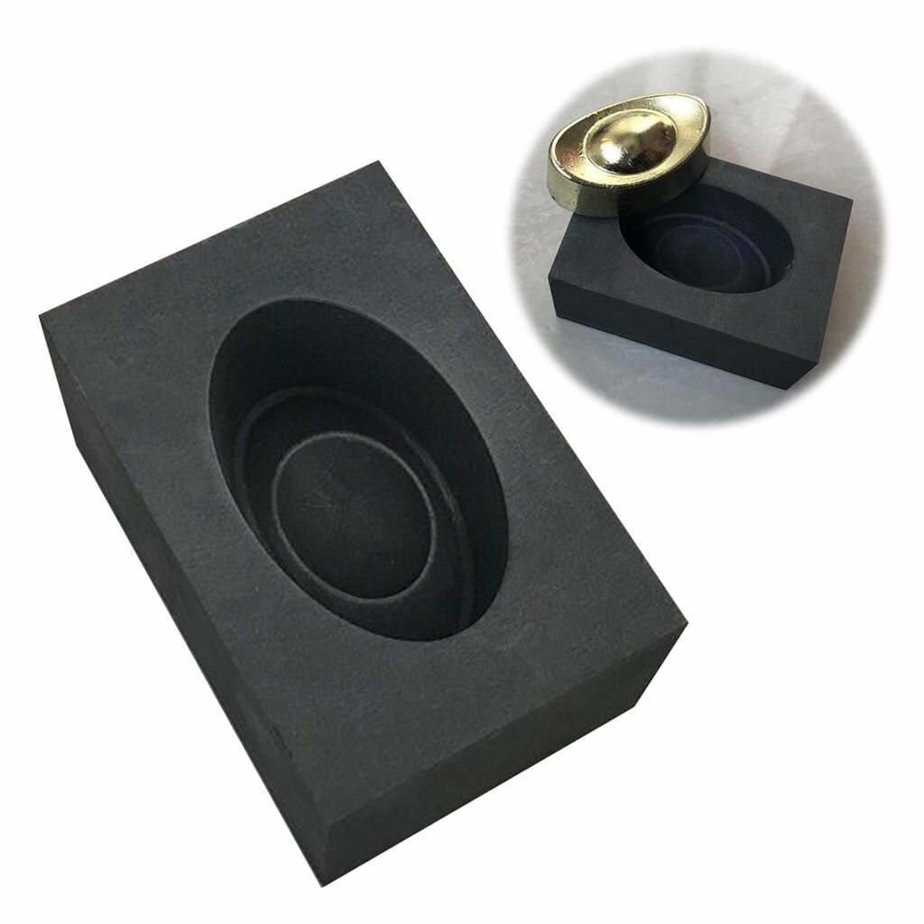 Форма слитка серебра и золота, тигель для плавления цветных металлов, инструменты литья ювелирных изделий