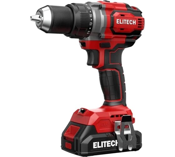 Дрель аккумуляторная Elitech ДА 20СЛ2 (E2201.044.01) 205670