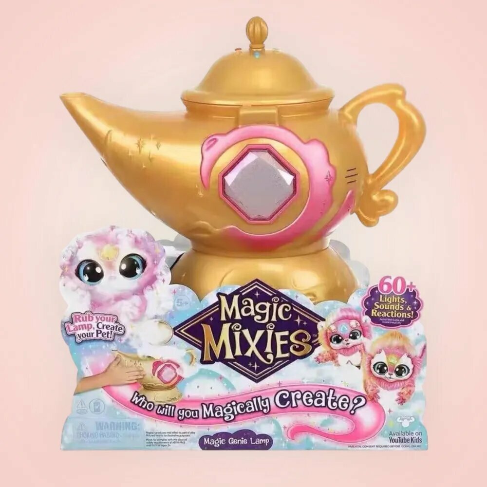 Интерактивная игрушка Magic Mixies Genie Lamp Волшебная лампа Розовая