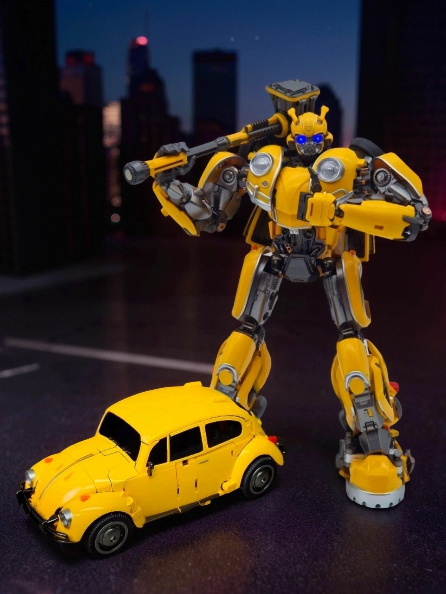 Бамблби игрушка фигурка трансформер 20см робот автобот / Оптимус Прайм Optimus Prime / автобот детали из металла Bumblebee