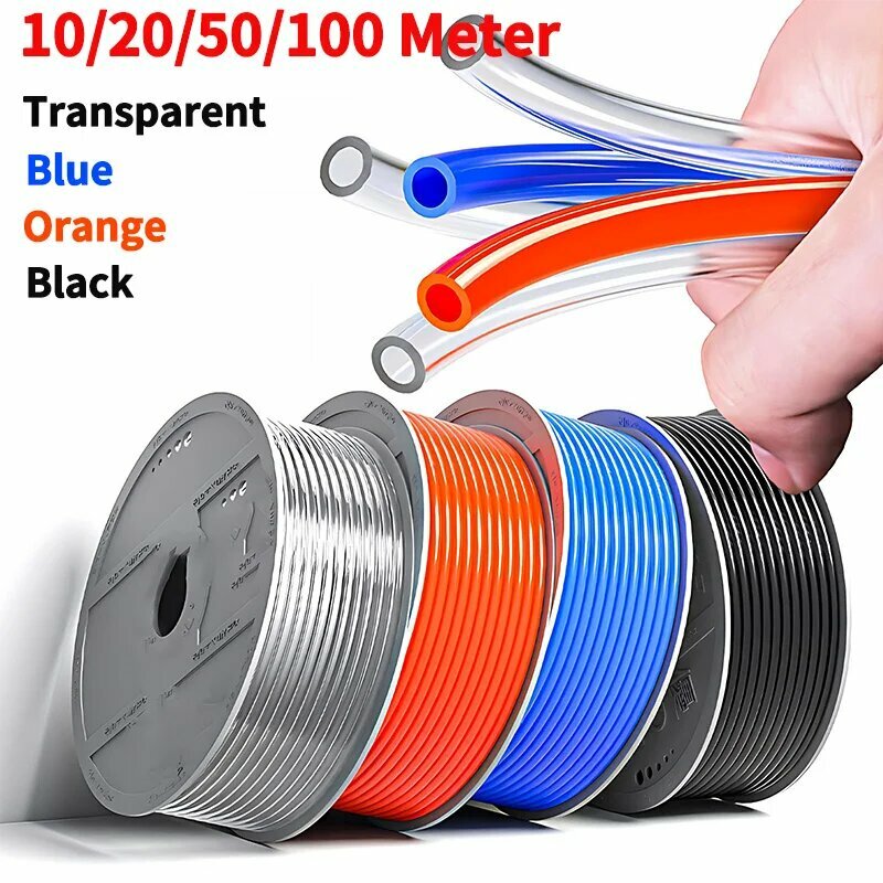 Полиуретановый шланг для компрессора 4/6/8/10/12 мм 4x2.5mm, Blue 20m