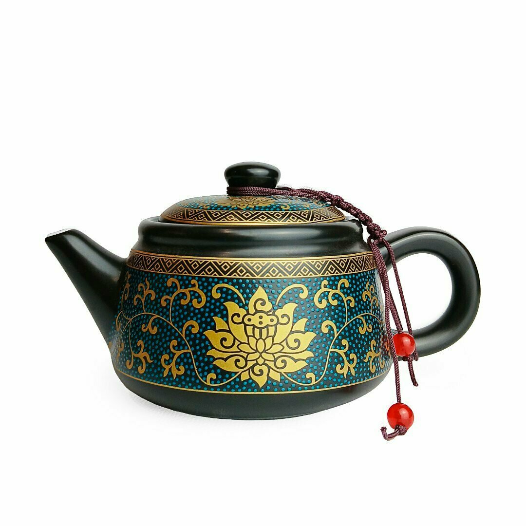 Чайник для китайского чая - Чёрное золото, керамика, 270 мл, Китай