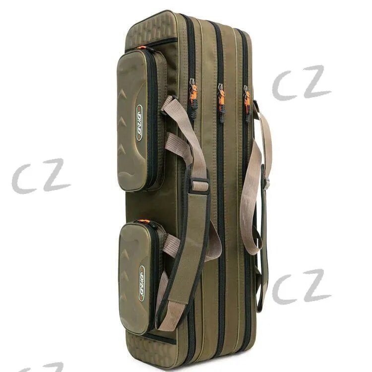 Чехол для удочек "Сумка для рыбалки", 3 секции, длина 130см, зеленый