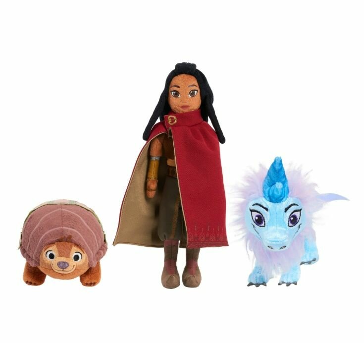 Набор мягких игрушек Дракон Сису и кукла Райя и Тук Тук последний дракон Raya and the Last Dragon