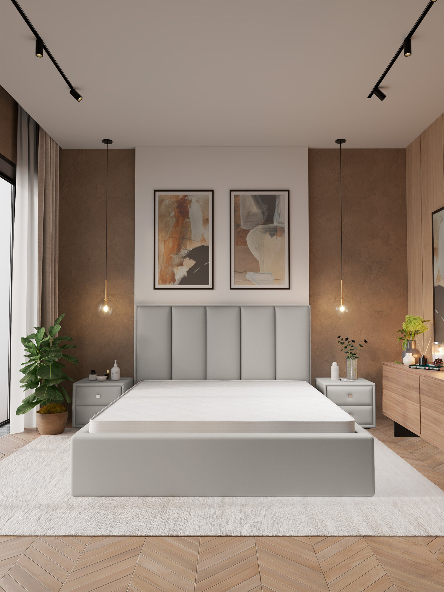 Кровать односпальная 120х200 с подъемным механизмом, Стелла с мягким изголовьем для дома и спальни, ортопедическое основание, ящик для белья