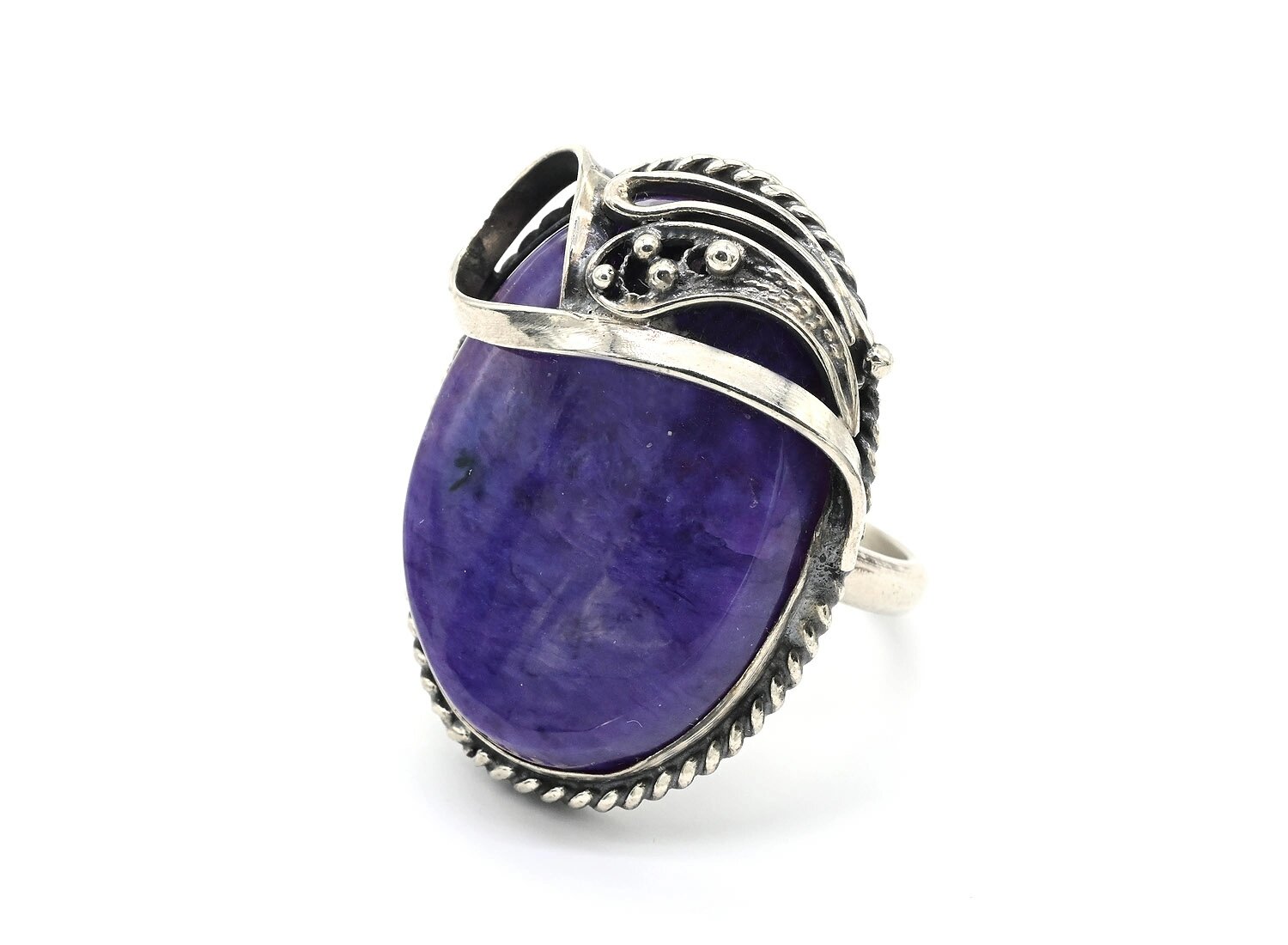 Кольцо, чароит