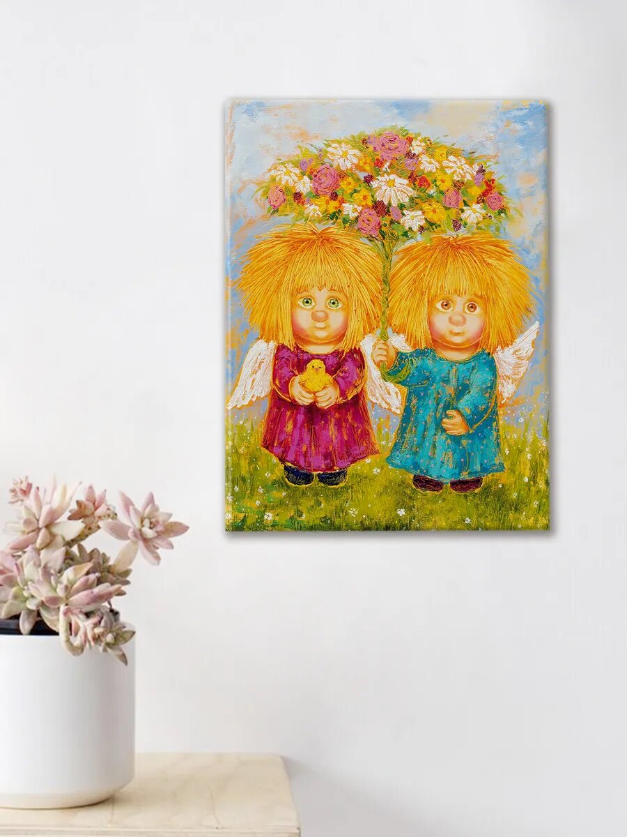 Картина с ангелом