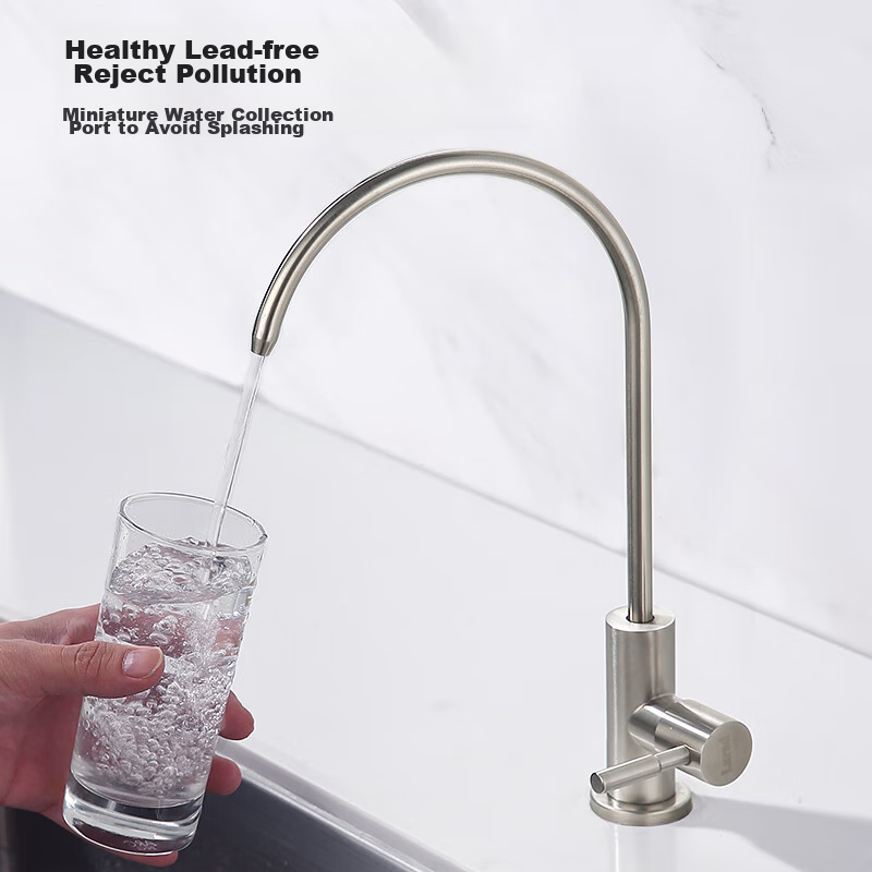 Larsd Direct Drinking Water Faucet, Pure Water Faucet, Water Purifier Faucet 4 Points/2 Points, 304 Stainless Steel Faucet LD803
