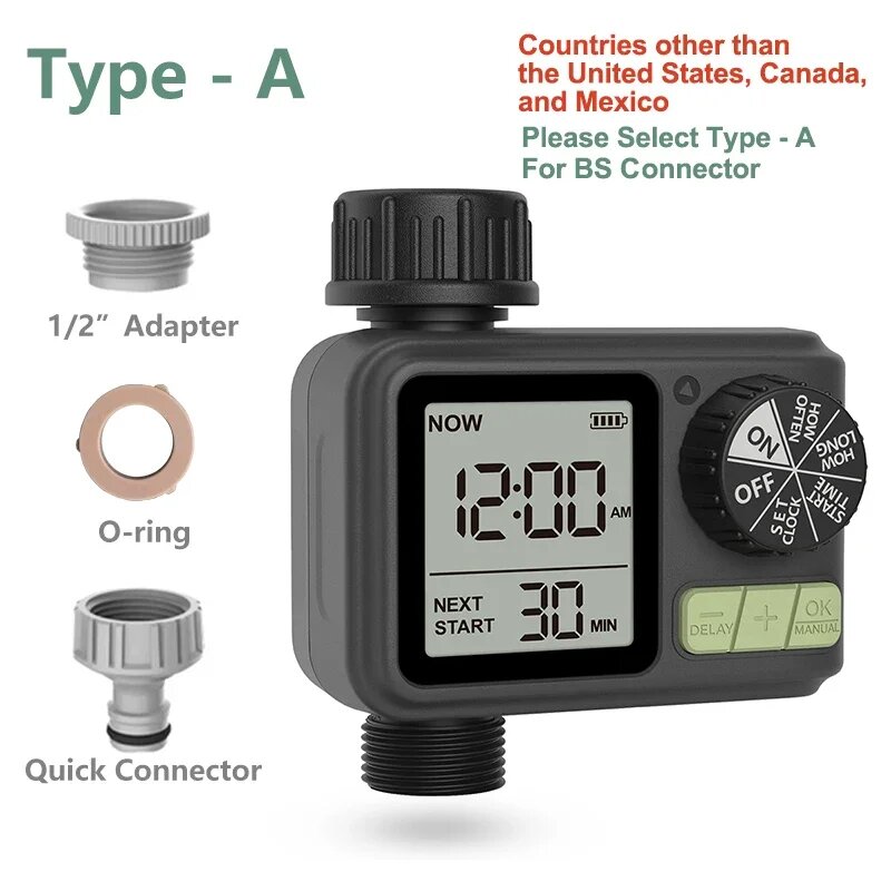 Eshico HCT-M05 автоматический таймер воды 2024 Eshico новейший разбрызгиватель меньше и легко устанавливается 4,72x3,94x2,56 дюймов