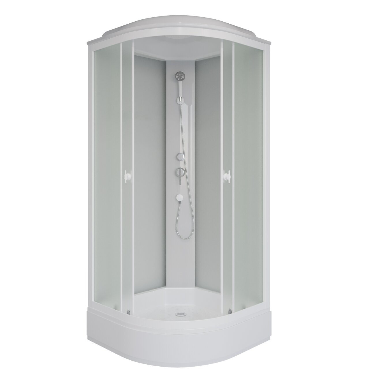 Душевая кабина Niagara Promo 90x90 P90/26/MT поддон средний, стекло матовое, профиль белый