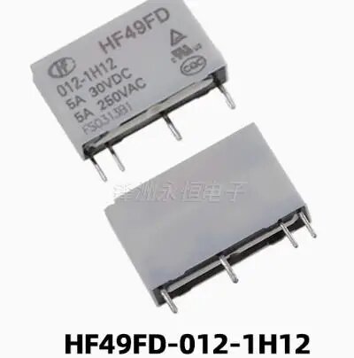Реле HF49FD-012-1H11T 2 шт. 012-1H12