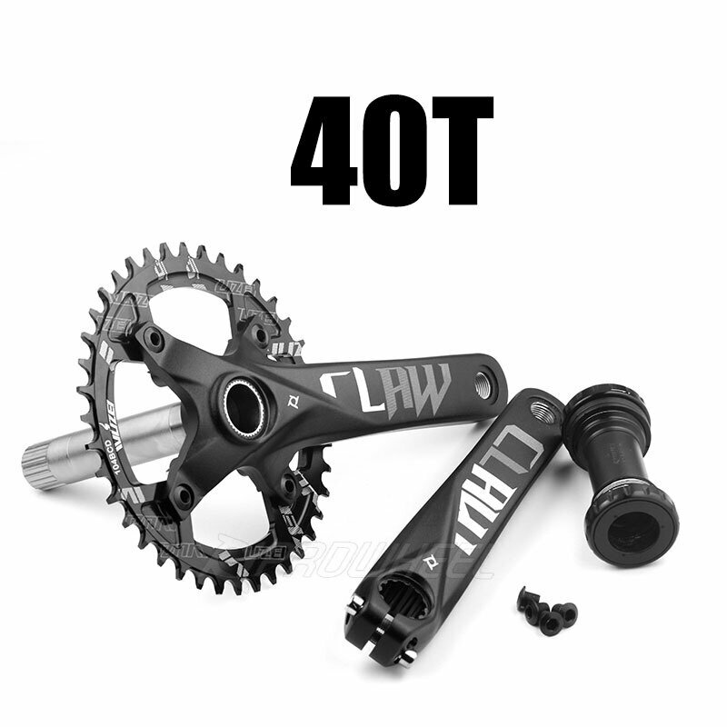 PROWHEEL 104BCD, шатун для горного велосипеда 170 мм + цепное колесо 40T + нижний кронштейн, шатун для велосипеда