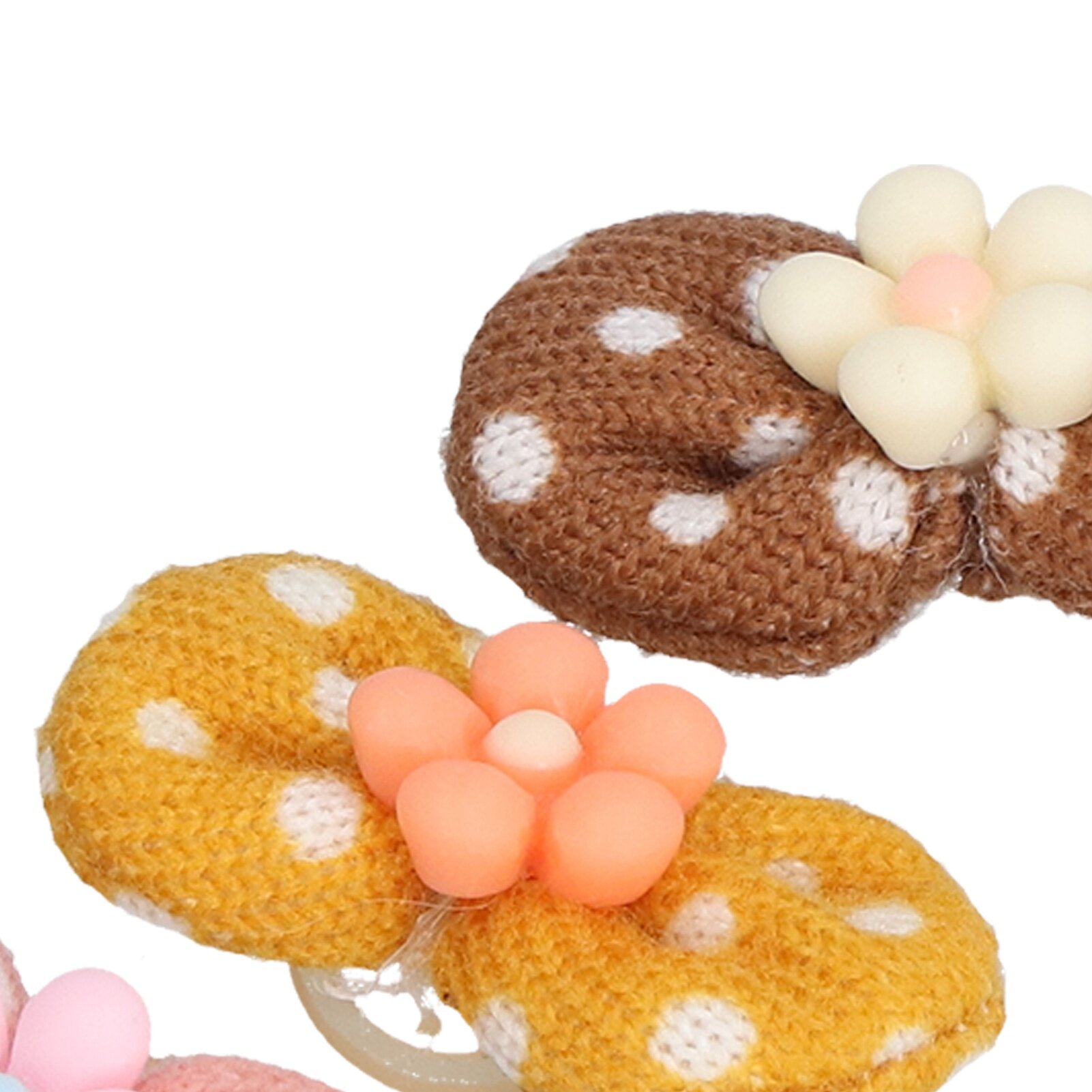 20 шт. бантики из собачьей шерсти, красочные аксессуары для волос из полиэстера для домашних животных, украшения для собак и кошек