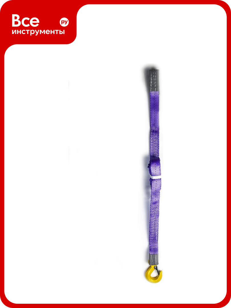 Одноветвевой текстильный строп ТамбовТехСнаб 1СТ 1 т, 1 м 7930124366276