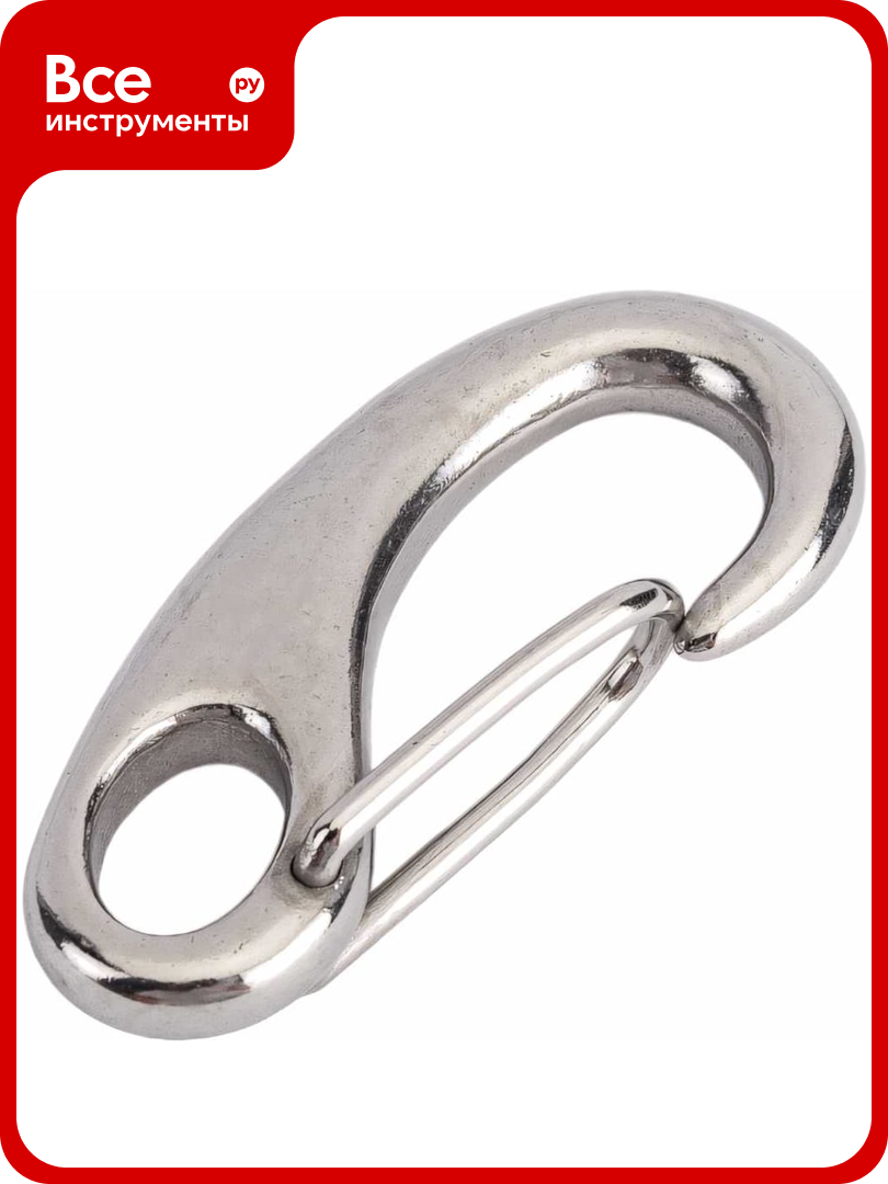 Карабин Европартнер L, нержавеющая сталь, соединение типа G, для крепления в системах водоснабжения