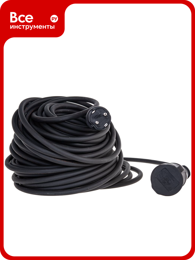 Удлинитель-шнур Gigant с/з КГт 3х1,5 16A 20м IP 44 INDUSTRY EG PE-031, 5 мм, защищенная