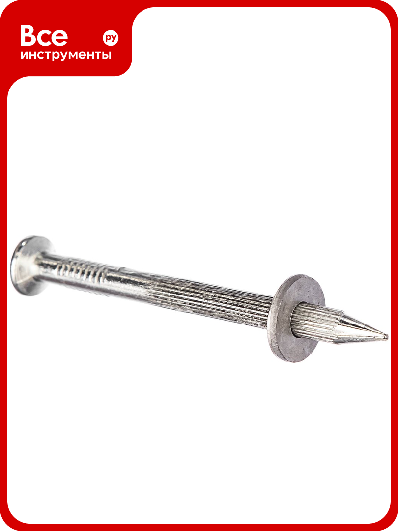 Монтажный дюбель-гвоздь 4.5х60, 1кг (111 шт.) - пакет Tech-Krep 104760