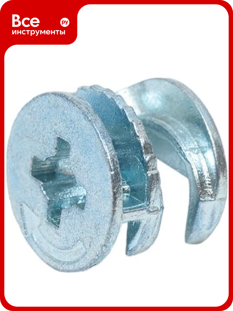 Стяжка эксцентриковая Tech-Krep/Zitar для ДСП 16 мм 8 шт - пакет 127504