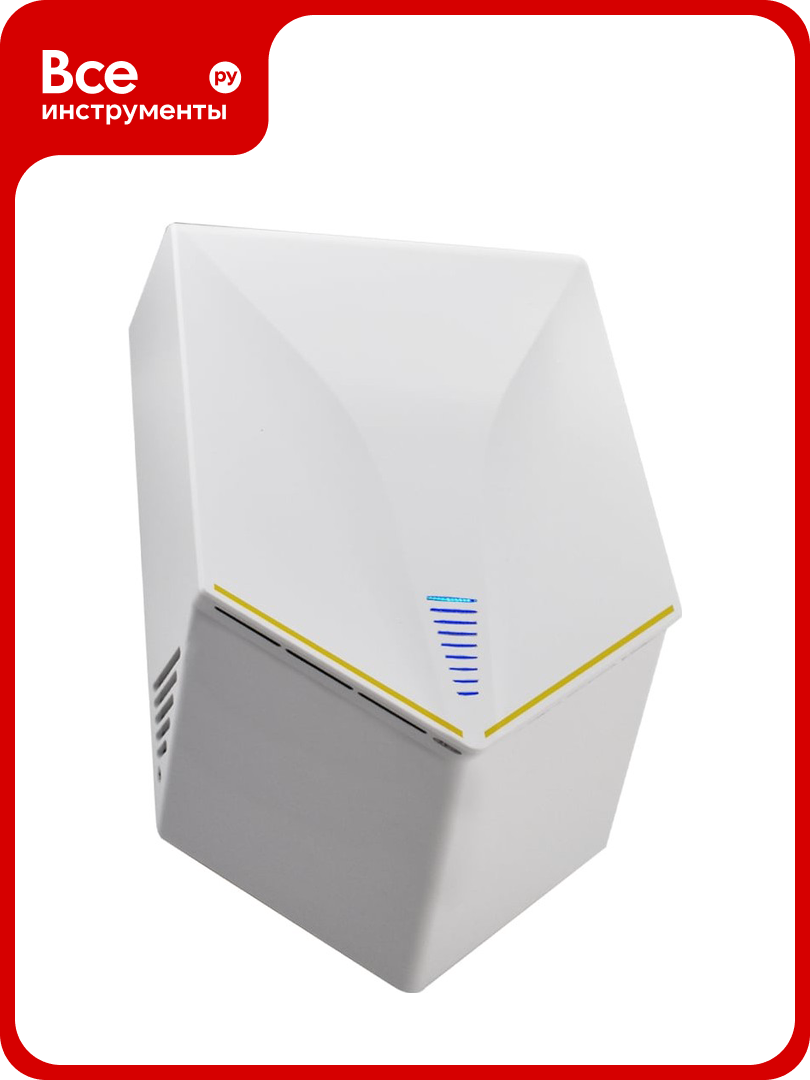 Сушилка для рук G-teq 8860 PW скоростная, 1 кВт, пластик белый 11.38, рук g