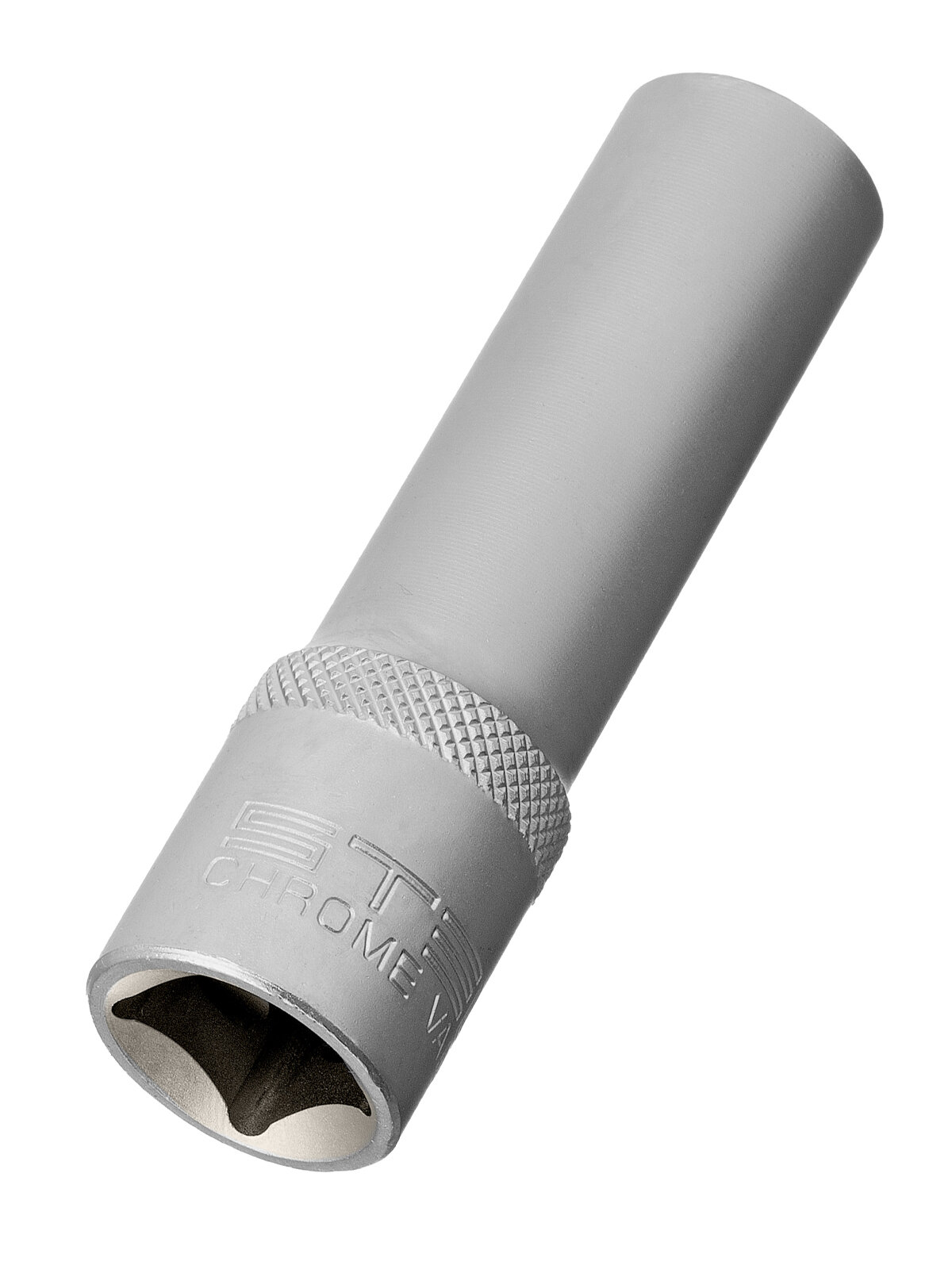 Головка торцевая удлиненная Stels 13 мм, 6-гранная, CrV, под квадрат 1/2", 13846