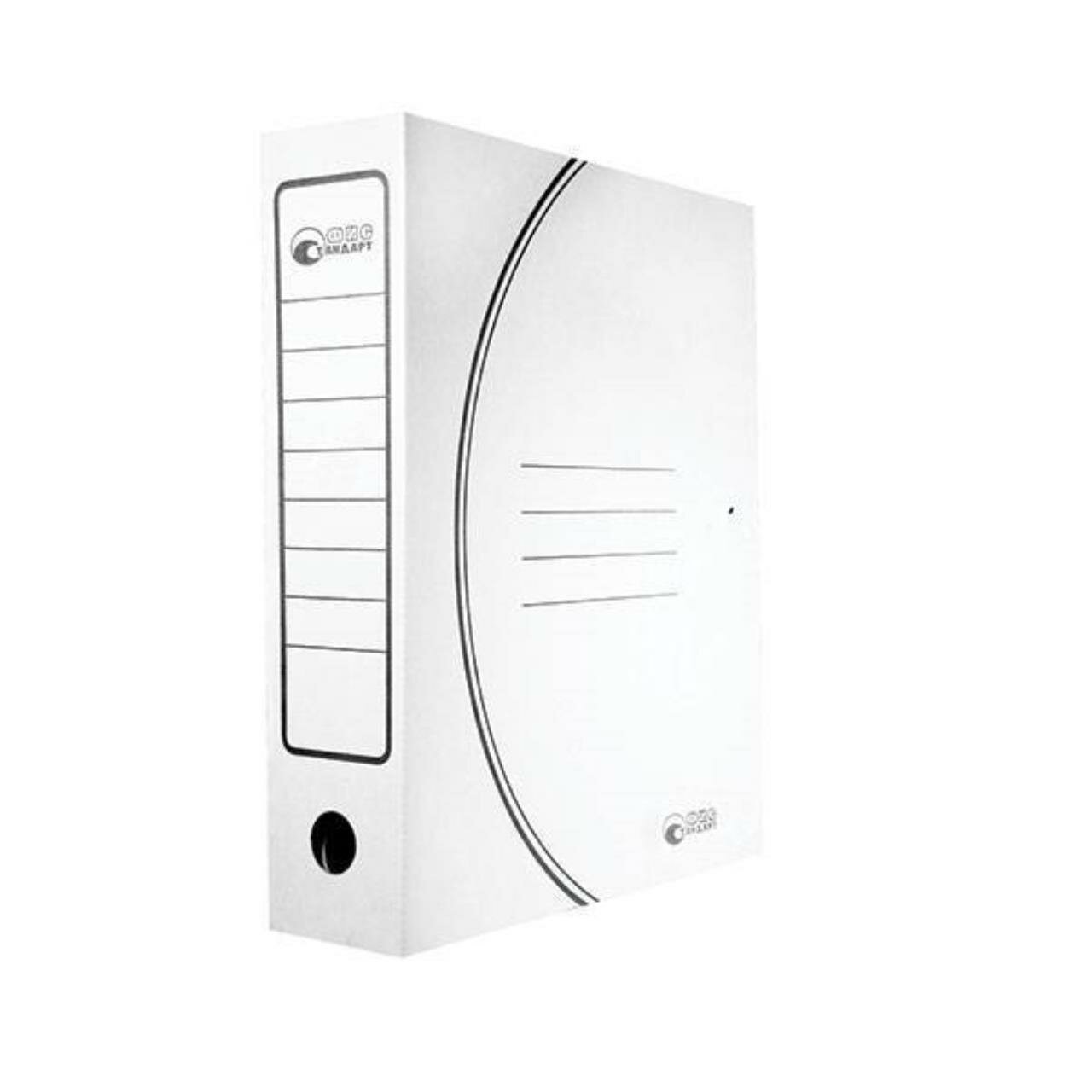 Короб архивны Офисстандарт 75 мм А4 ассорти микрогофрокартон, с резинко, вместимость до 700 листов р