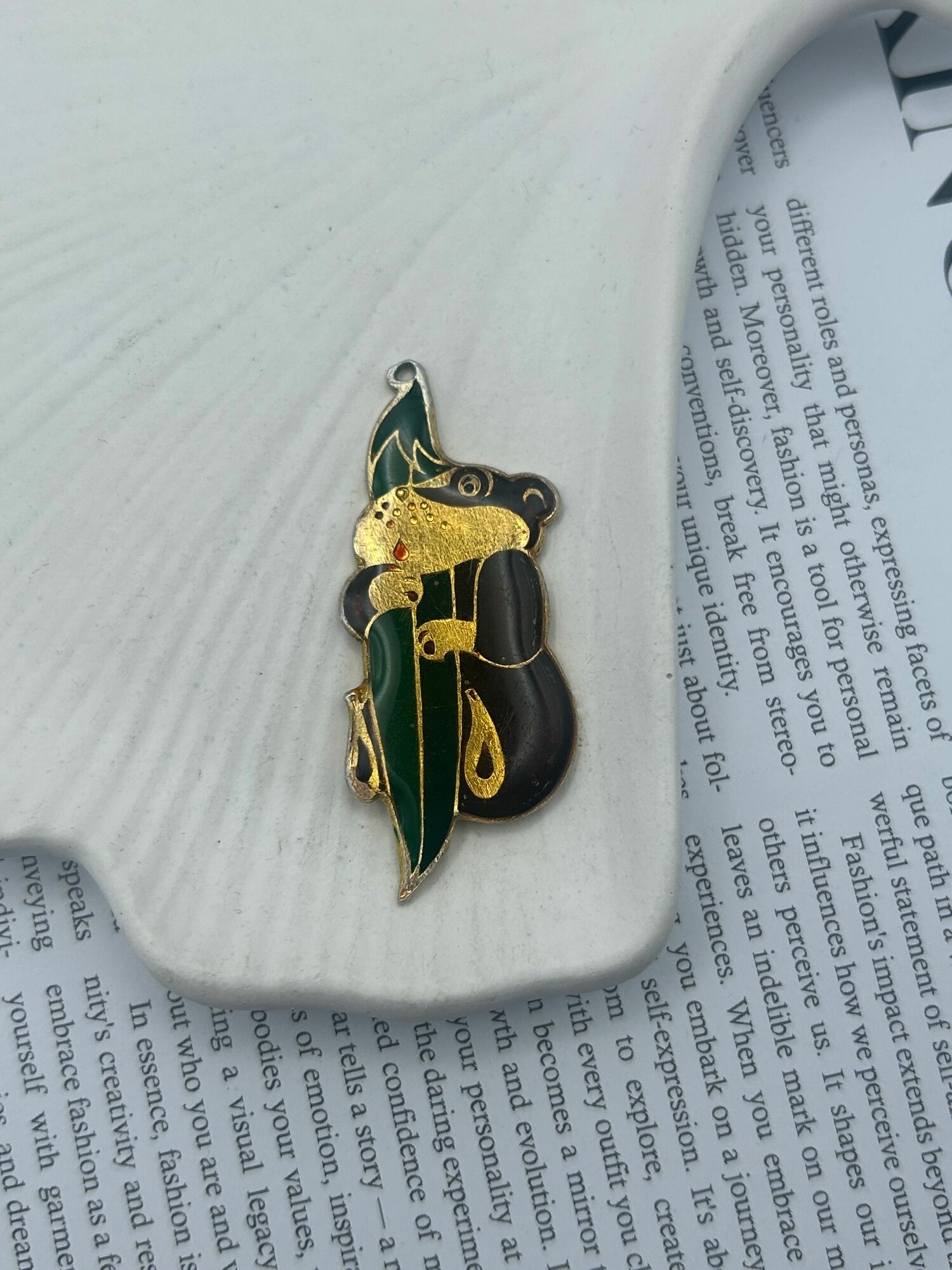 Советский винтажный кулон подвеска, герой советского мультфильма