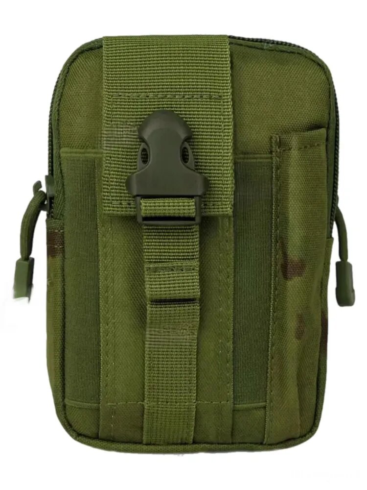 Подсумок органайзер тактический зеленый мох, влагозащитный, вместительный
