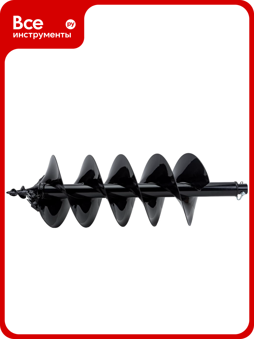 Шнек 250х800 мм для бензобура Gigant 12-009, из прочного