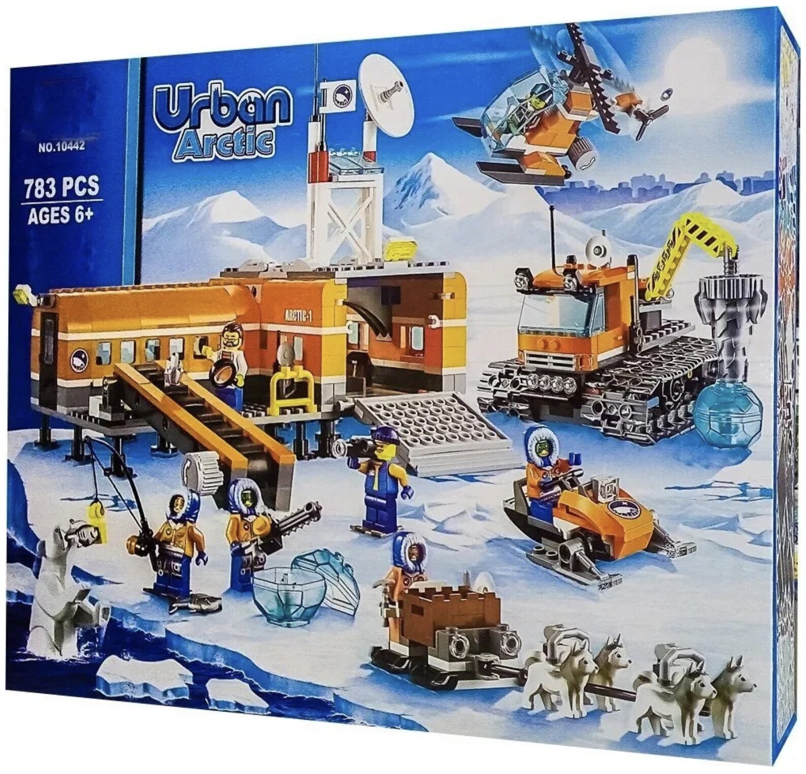 Конструктор Cities 10442 Urban Arctic Арктическая база 783 дет.