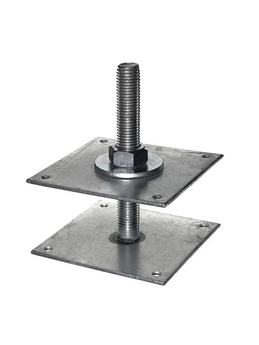 Анкер регулировочный, М24, 200х24х150 мм, оцинкованное покрытие