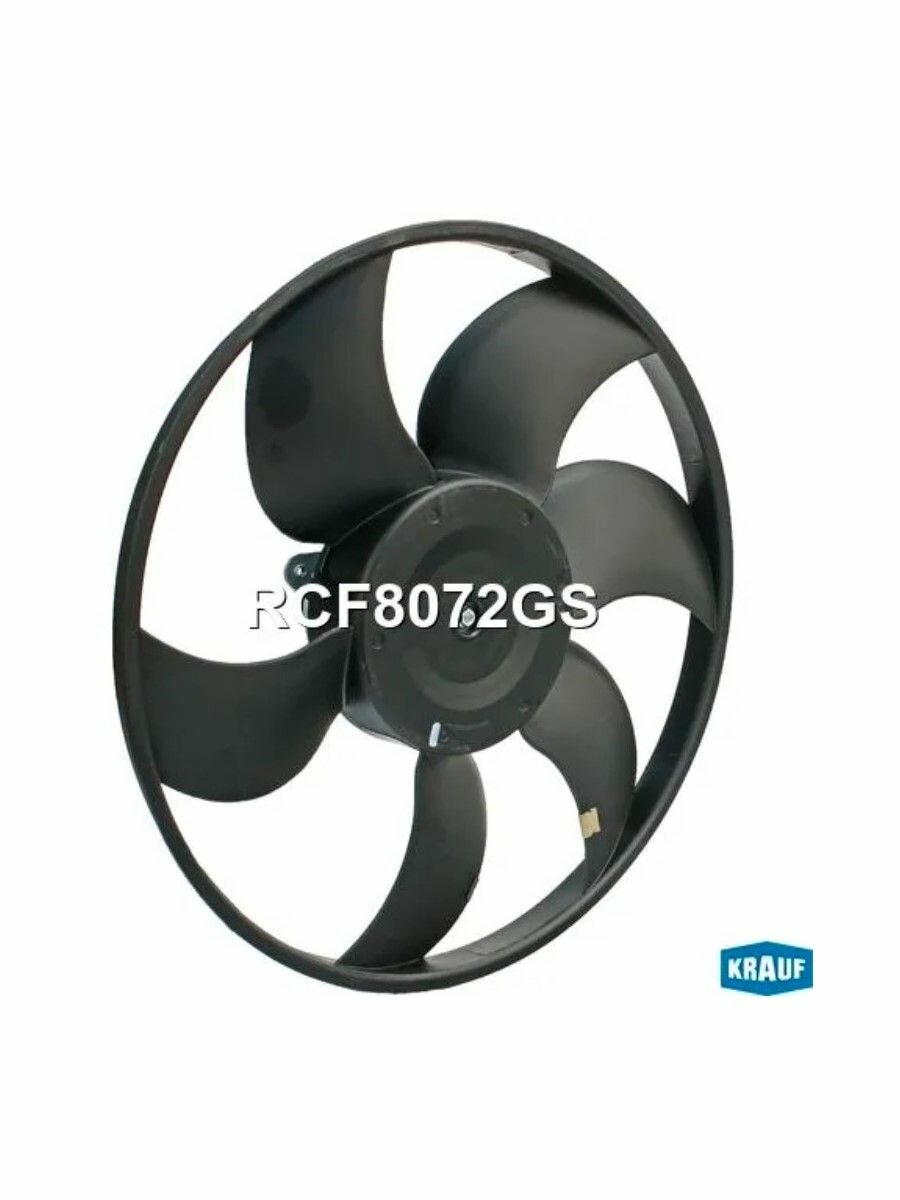 Вентилятор охлаждения без кожуха для а/м Nissan Almera, Lada Largus, Dacia / Renault Sandero, Logan KRAUF RCF8072GS