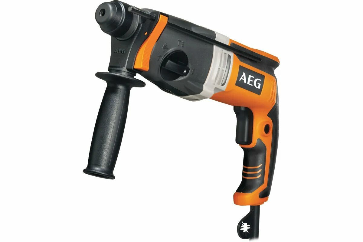 Перфоратор AEG KH26E, SDS-Plus, 111 об/мин, 11 Дж, антивибрационная система, в сумке