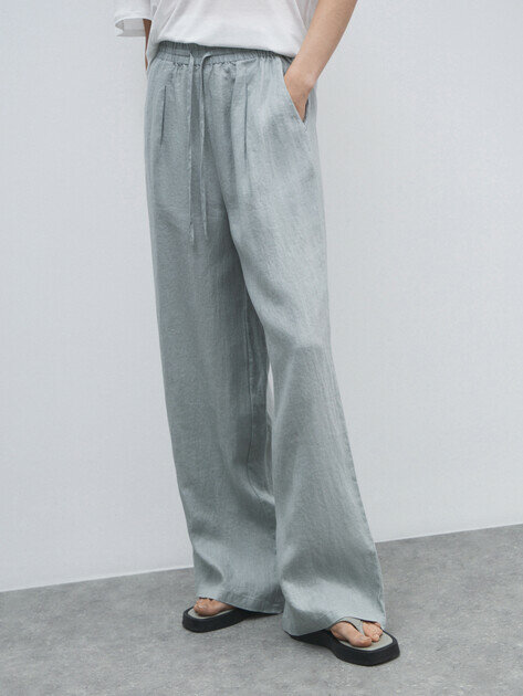 Брюки палаццо