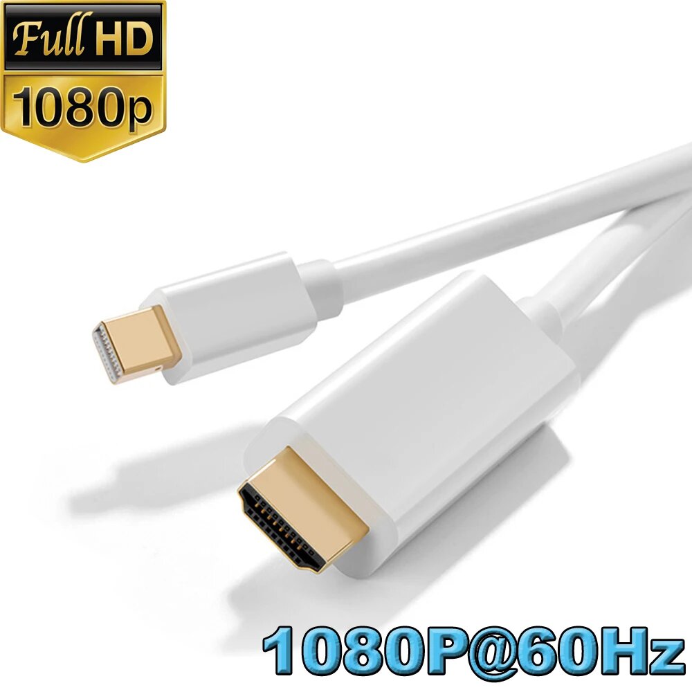 Кабель Thunderbolt Mini DP-HDMI 4K/1080P DP Mini DispalyPort-HDMI-переходник-кабель для Apple Macs Surface Pro HDTV