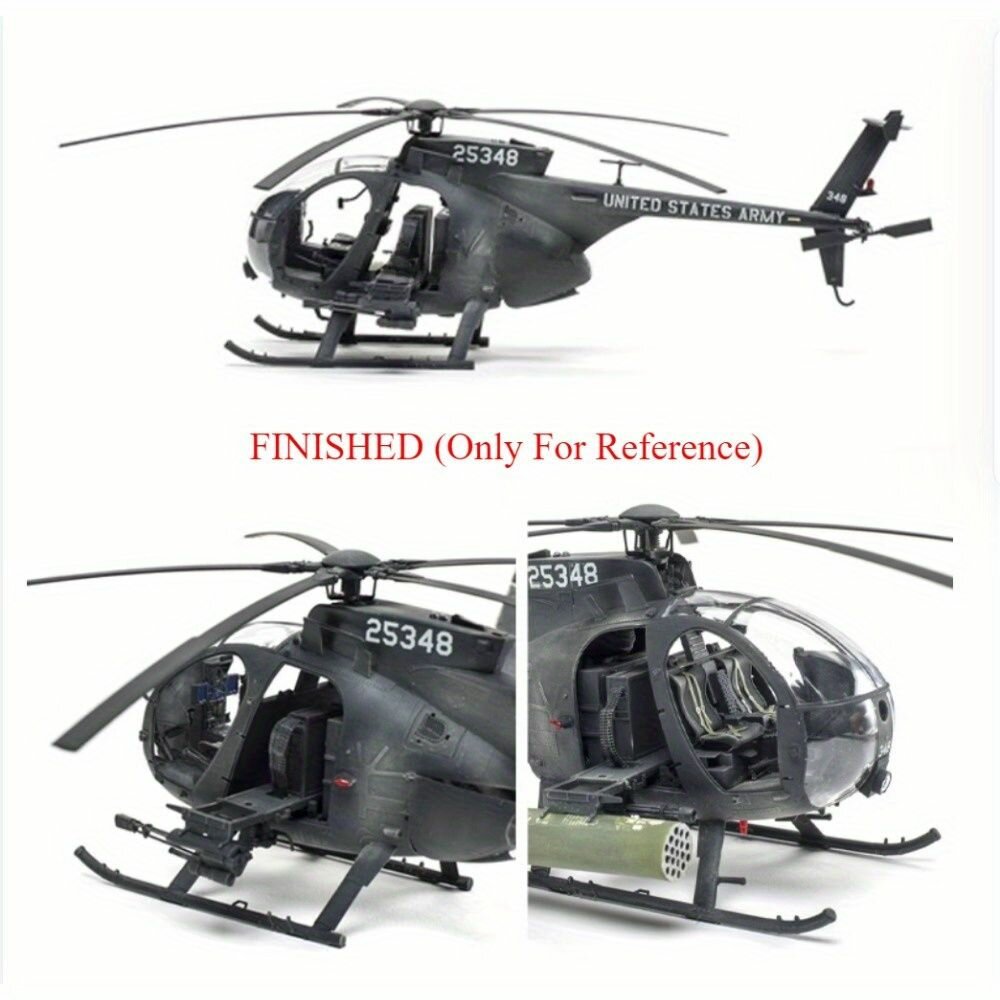 Kitty Hawk 50003 1/35 AH-6J /MH-6J Модель вертолета (Цифры отсутствуют)