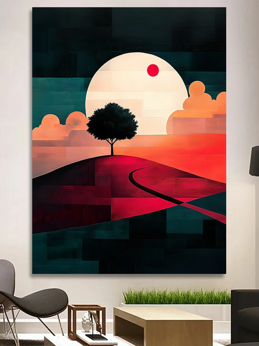 Пейзаж / природа, интерьерная картина / на холсте, 30х40 см.